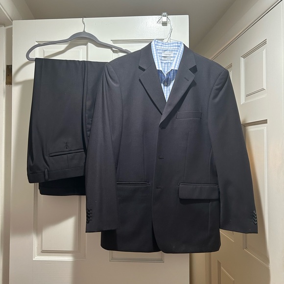 Gino Rossini | Suits & Blazers | Mens Gino Rossini Charcoal Grey Suit ...